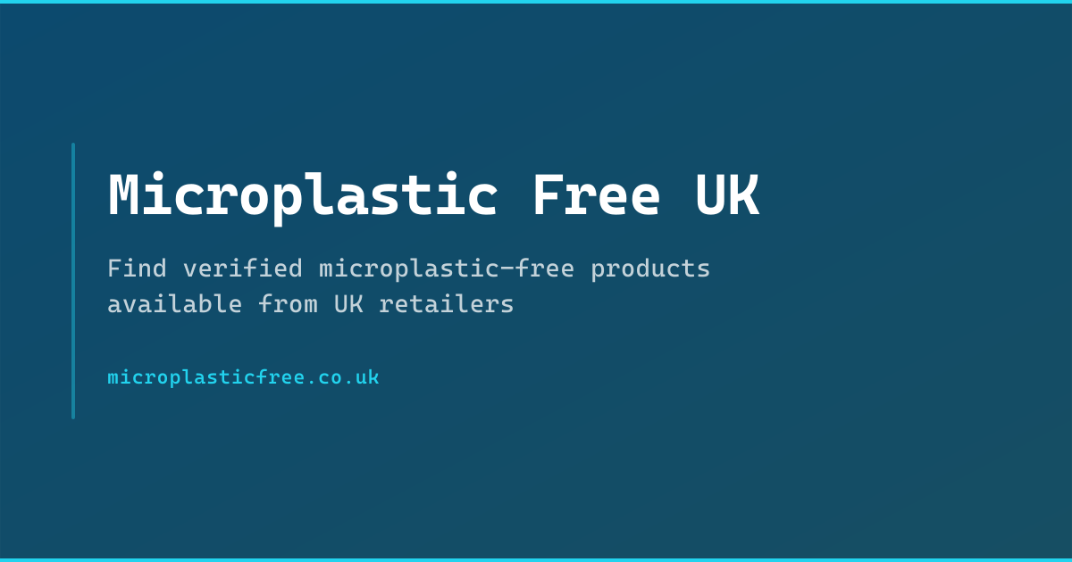 Best Microplastic-Free Cleaning Products UK | Microplastic Free UK